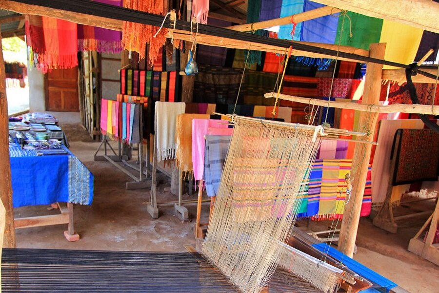 Ban Phanom - A Village Near Luang Prabang Known For Its Traditional ...